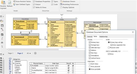 Diagram Microsoft Visio Database Model Diagram Mydiagram Online