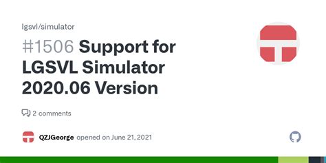 Support For LGSVL Simulator Version Issue Lgsvl Simulator GitHub
