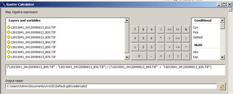 Raster Calculator Esri Community