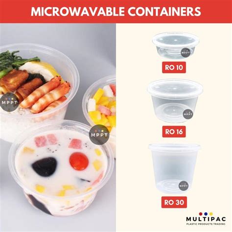 [10 Pcs] Propack Round Microwavable Containers Ro10 Ro16 Ro30 Lazada Ph