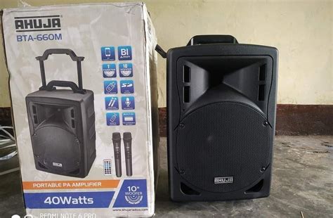 50 W 2 0 Ahuja Portable Speaker Model Bta 660m At ₹ 15550 Piece In