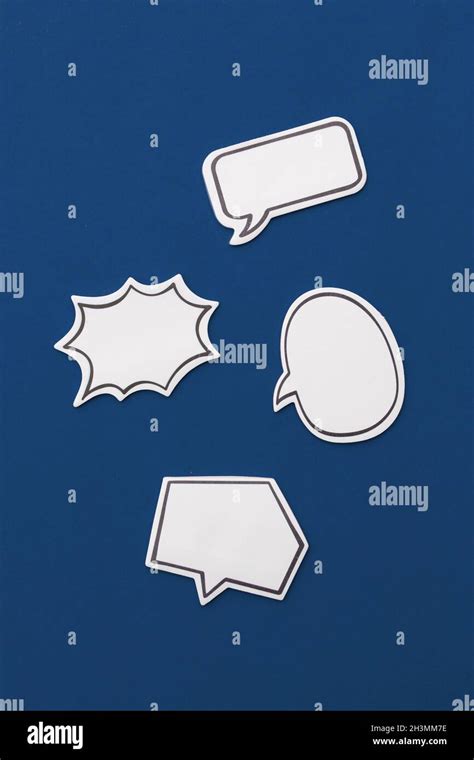 Social Media Chat Concept Blank Empty Chat Bubble For Text Stock Photo Alamy