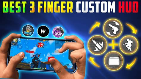 3 Finger Super Movement Custom Hud Best Custom Hud Settings In Free
