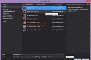 Using Wix With Managed Custom Action Codeproject