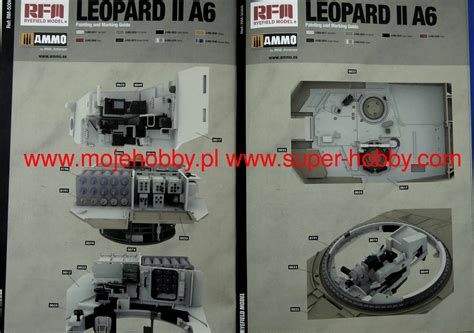 Leopard 2a6 Main Battle Tank With Full Interior Rye Field Model Rm 5066