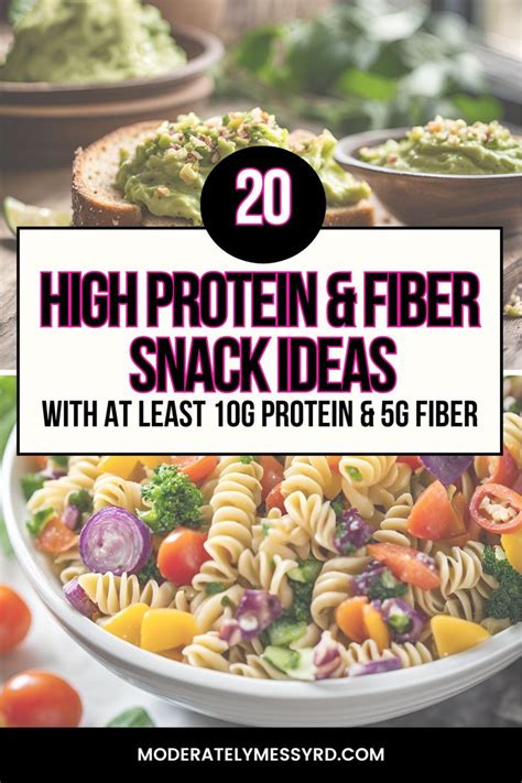 High Protein High Fiber Snack Ideas High Fiber Snacks Fiber Snacks