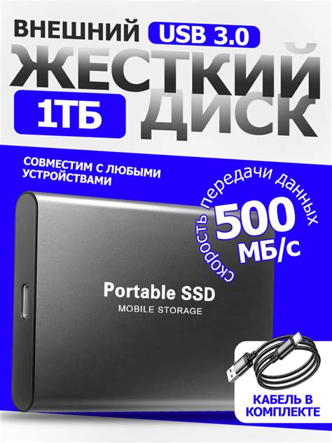 1 ТБ Внешний Ssd диск 1 тб Ssd для ноутбука ссд Ssd Port 1tb черный белый купить на Ozon по