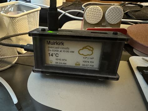 Raspberry Pi Zero 1 1 E Ink Weather Display Album On Imgur