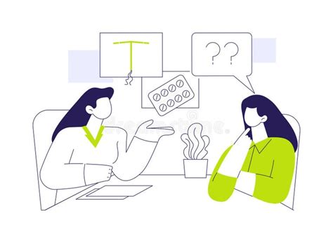 Birth Control Abstract Concept Vector Illustration Stock Vector