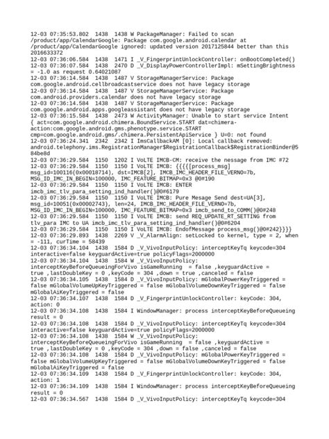 Log Pdf Android Operating System Java Programming Language