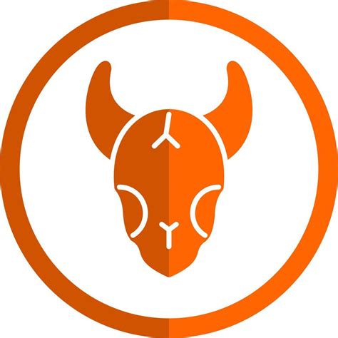 Bull Skull Vector Icon Design 20157064 Vector Art At Vecteezy