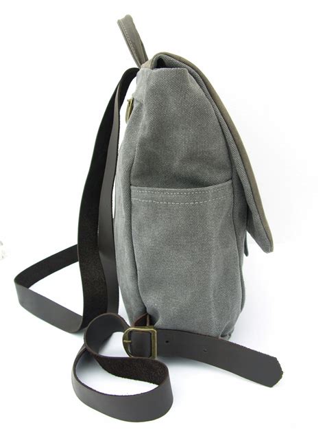 Leather Laptop Backpack Women S Laptop Bag Minimalist Etsy