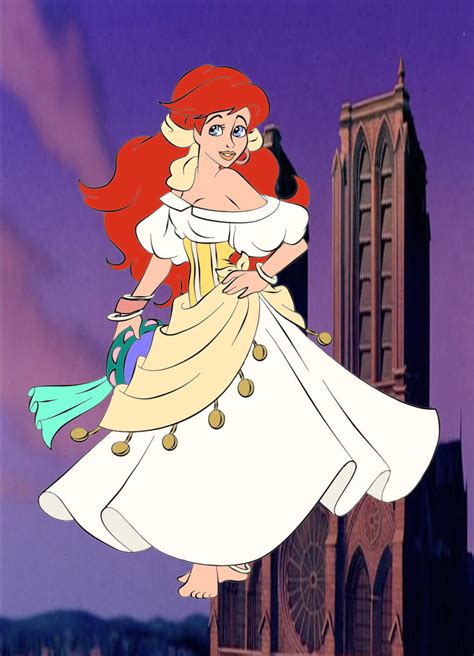 Ariel As Esmeralda I By Kingdomdisney On Deviantart