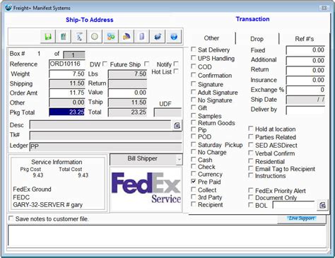 Freight Multi Carrier Shipping Software Ship Fedex From Your Erp Or Accounting System With