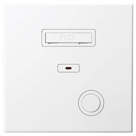 A Fused Connection Outlet With Neon Socket And Wall Socket