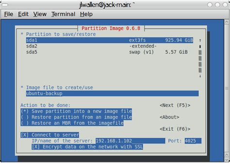 Save Partitions Across A Network With Partimage Ghacks Tech News