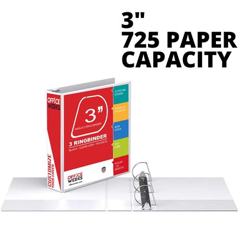 Snapklik Com Ring Binder Professional Angle D Ring Binder Inch Presentation Folder For