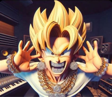 Goku Wallpaper Grillz In 2023 Goku Wallpaper Swag Cartoon Cartoon
