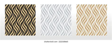 Set Abstract Geometric Patterns Seamless Vector Stock Vector Royalty Free 2223201279