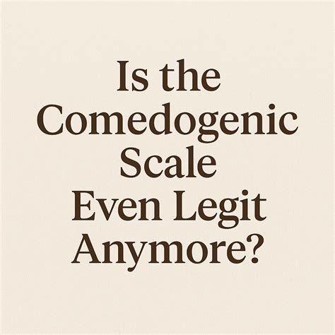 Is The Comedogenic Scale Even Legit Anymore Acacia Naturals