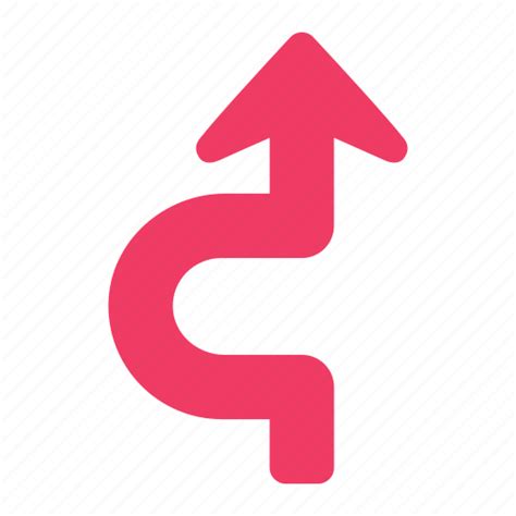Arrow Indicator Directional Curved Icon Download On Iconfinder