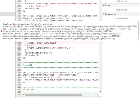 How To Figure Out What Caused The Error RPG Maker Forums
