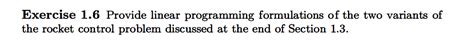 Solved Exercise 16 Provide Linear Programming Formulations