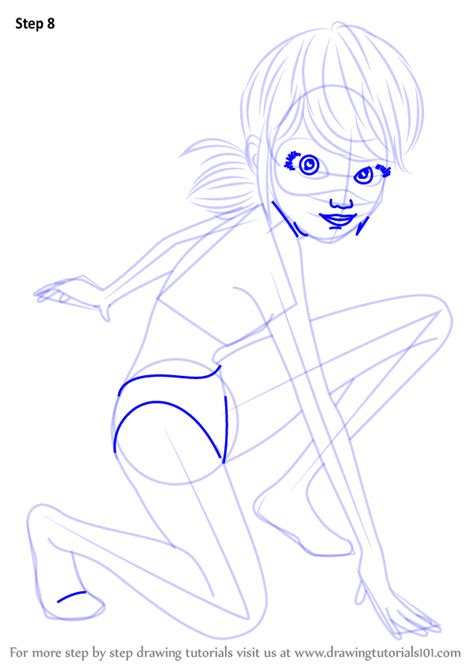 How To Draw Ladybug From Miraculous Ladybug Miraculous Ladybug Step By Step