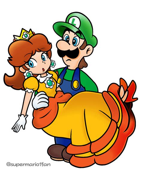 La Princesse Daisy Et Luigi Le Font Pianokantzart — Luigi And Daisy