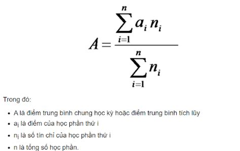 Hướng Dẫn Cách Tính điểm Trung Bình Môn Thcs Thpt Đại Học