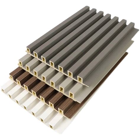 Wood Plastic Pvc Wall Panel Wpc Pvc Cladding Boards Interior Exterior Fluted Wall Panels Wpc