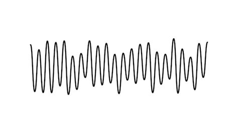 Premium Vector Sound Wave Signal Music Or Voice Diagram Audio Track Beats Black Curve