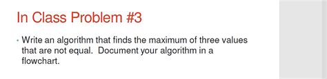 Solved Write An Algorithm That Finds The Maximum Of Three