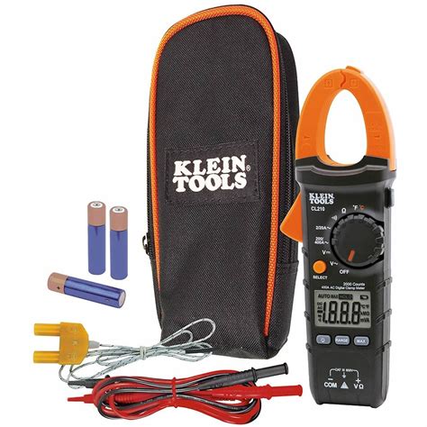 Klein Tools Cl 210 [cl210] 400a Ac Auto Ranging Digital Clamp Meter W