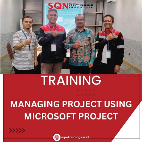 Training Managing Project Using Microsoft Project Sqn Training