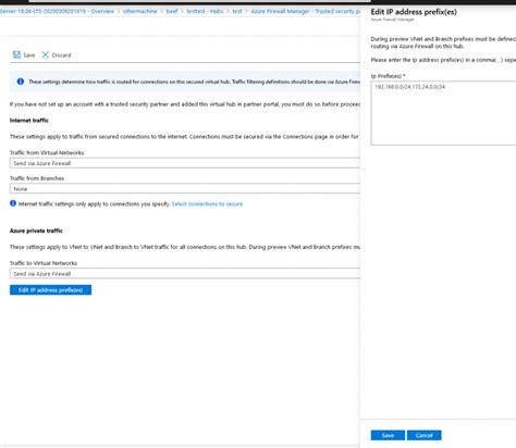 How Routes Are Distributed To Spoke Virtual Networks With A Secured Hub Cloud Pond