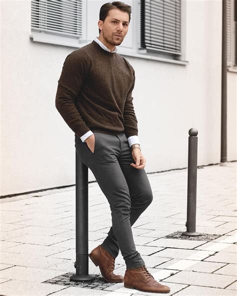 Smart Casual Winter Outfits Mens Elenore Martel