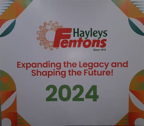 Expanding The Legacy And Shaping The Future Hayleys Fentons Limited