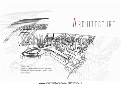 Exploded View Building Stock Vector Royalty Free 306197531 Shutterstock