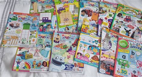 11 X Bloques De Números Cbeebies Alphablocks Revistas Números
