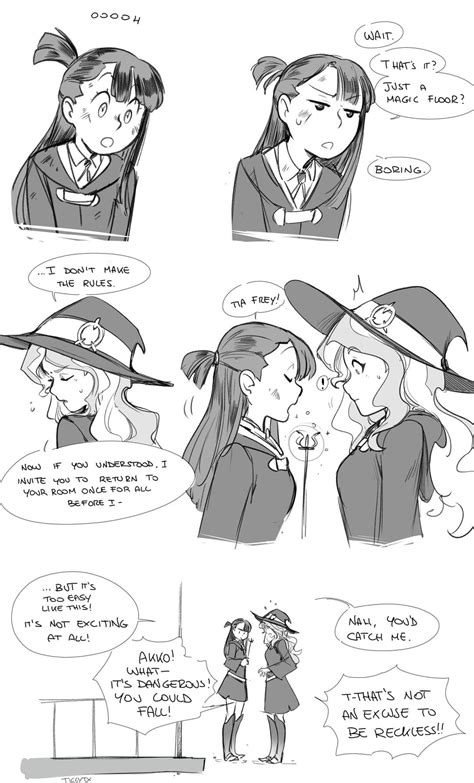 Akko X Diana Comic By Ticcy Rlittlewitchacademia