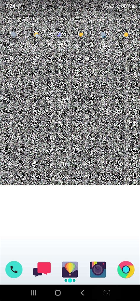 Getting A Glitch Or A Noise When Rendering KLWP Kustom HQ