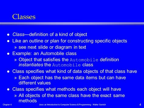 Chapter 4java An Introduction To Computer Science And Programming