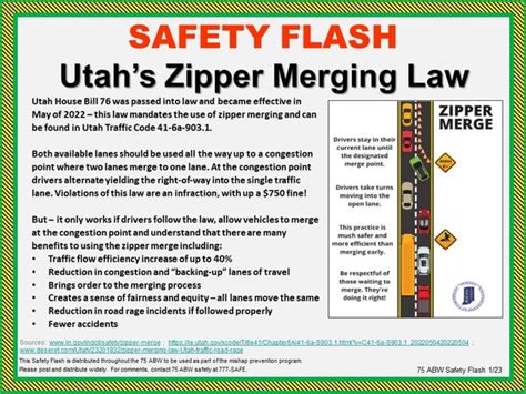 Zipper Merge Please Rsaltlakecity