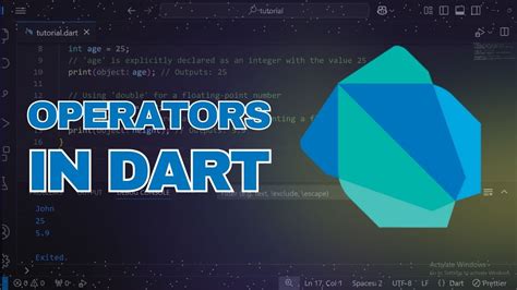 Dart Programming Language Operators Youtube