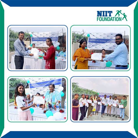 certification ceremony milestone growth empoweringyouth… niit