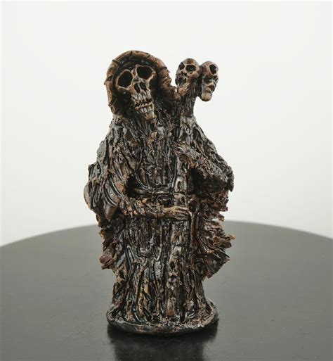 Статуетка чорний чернець череп — ціна 270 грн у каталозі Статуетки Купити товари для дому та