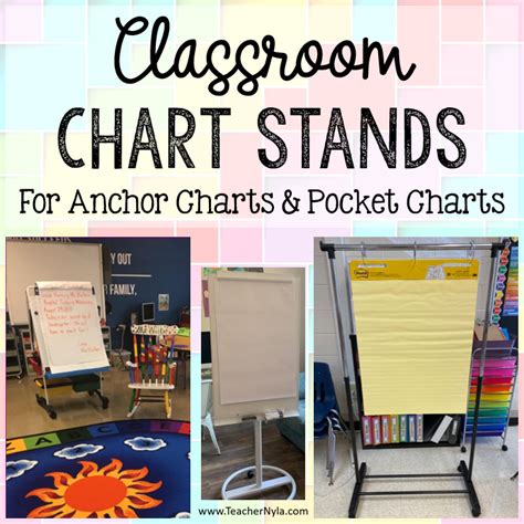 6 Chart Stands For Anchor Charts And Pocket Charts Nylas Crafty Teaching
