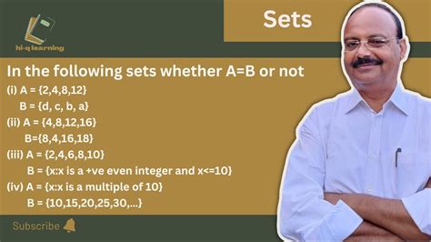 In The Following Sets Whether Ab Or Not A 24812 B D C B A