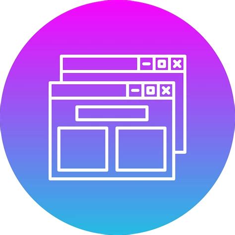 Premium Vector Browser Icon